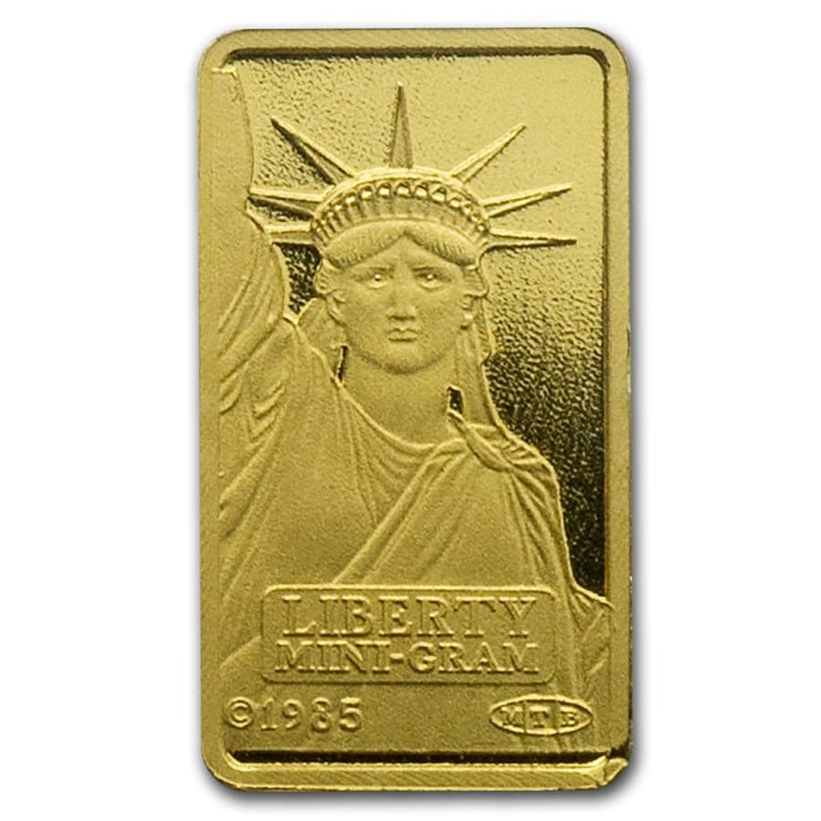 1 Gram 999.9 Fine Gold Bullion Bar 24k LIBERTY Valcambi Credit Suisse ...