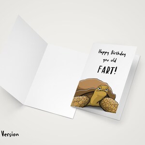 Grumpy Old Man Birthday Card Funny Rude Greeting Card for Men, Dad ...