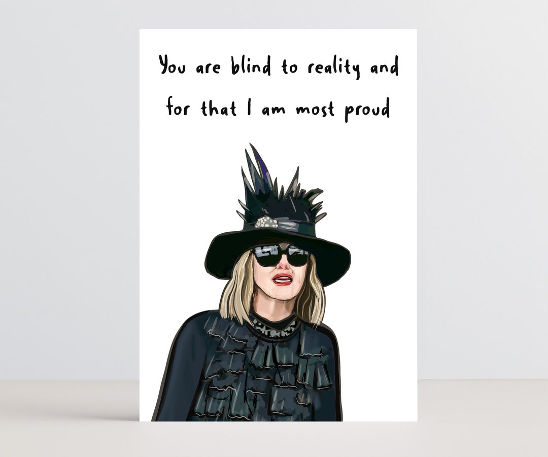 Moira Rose Birthday Card. Funny Cards for Friends and Family Member ...