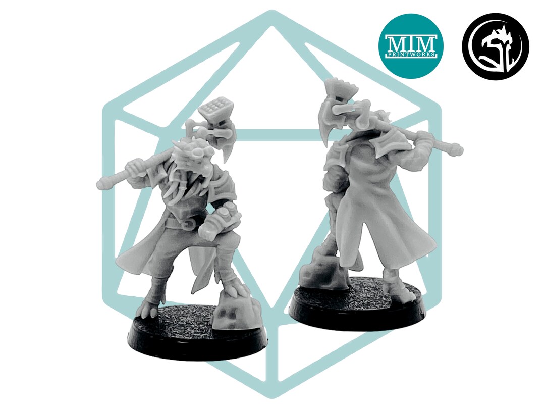 Dragonborn Engineer | Tabletop RPG Miniature | D&D | Roleplaying - Etsy