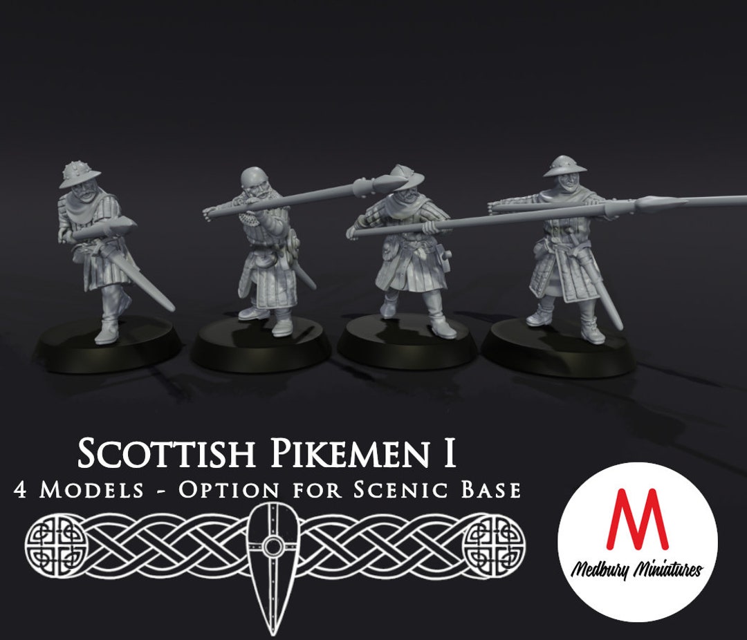 Scottish Pikemen Set I - Etsy