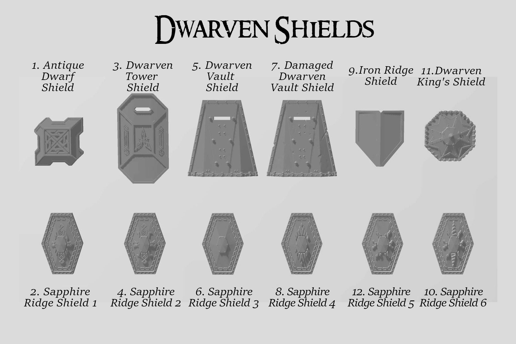 Dwarven Shield Lotr