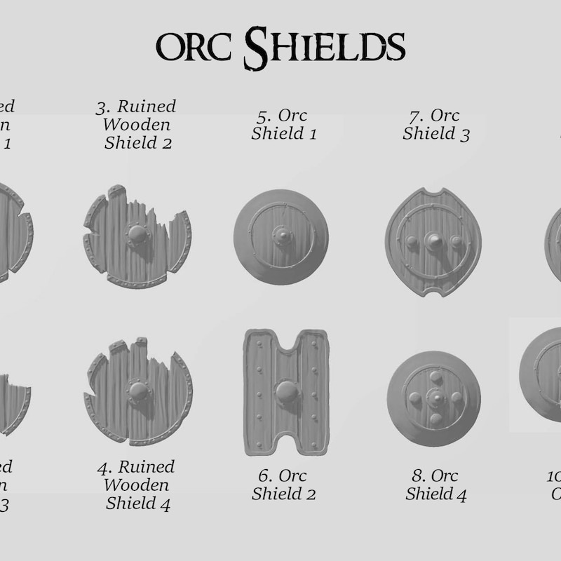 Round Shield - Etsy