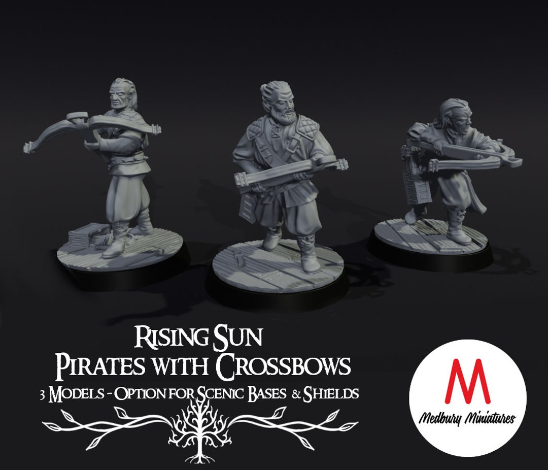 Rising Sun Pirates With Crossbows - Etsy