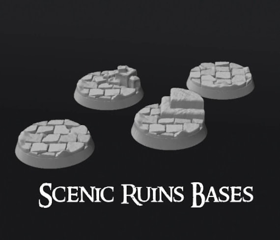 Scenic Ruins Bases 3D Printable Stls | Etsy