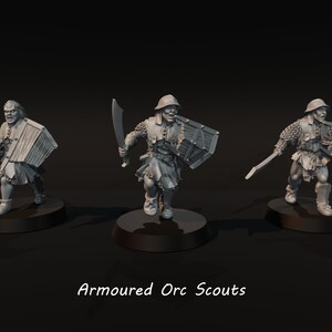 Armoured Orc Scouts With Sword and Shield - Etsy