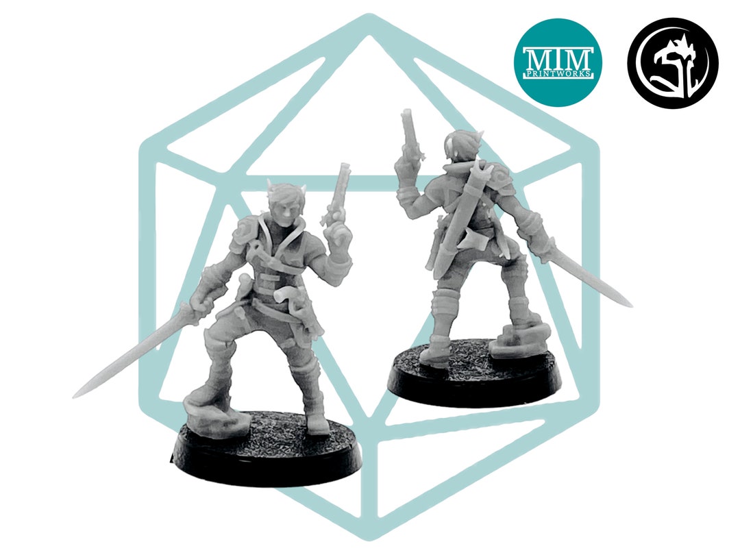 Blood Elf Rogue | Tabletop RPG Miniature | D&D | Roleplaying - Etsy
