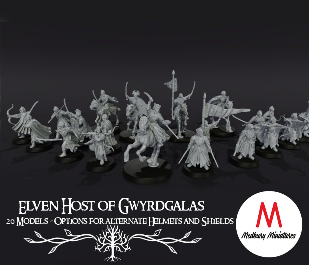 Elven Host of Gwyrdgalas - Etsy