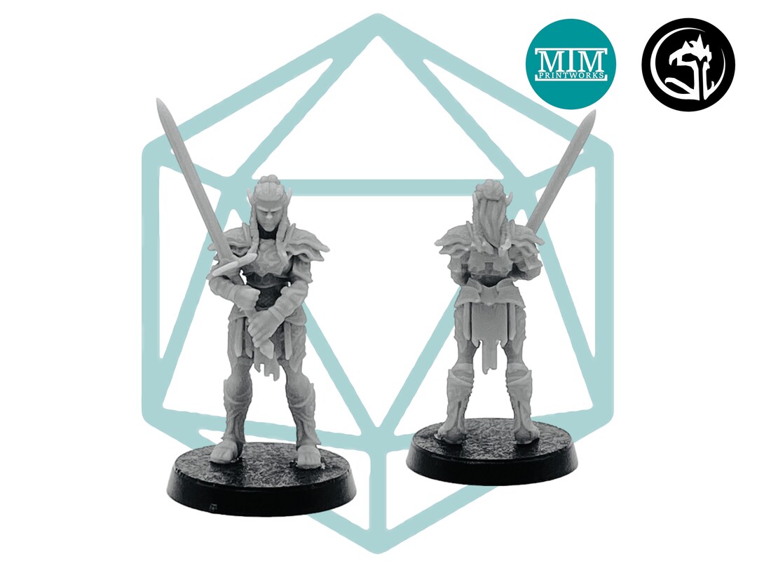 Gith Fighter 2 | Tabletop RPG Miniature | D&D | Roleplaying - Etsy