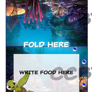 Finding Nemo Food Labels - Digital File - Instant Download - Etsy