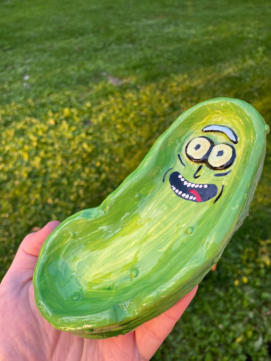 CUSTOM Pickle Rick | Etsy