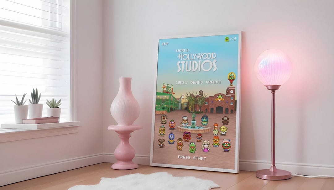 Retro Magical Poster, Theme Park Inspired Print, Magical Wall Art ...