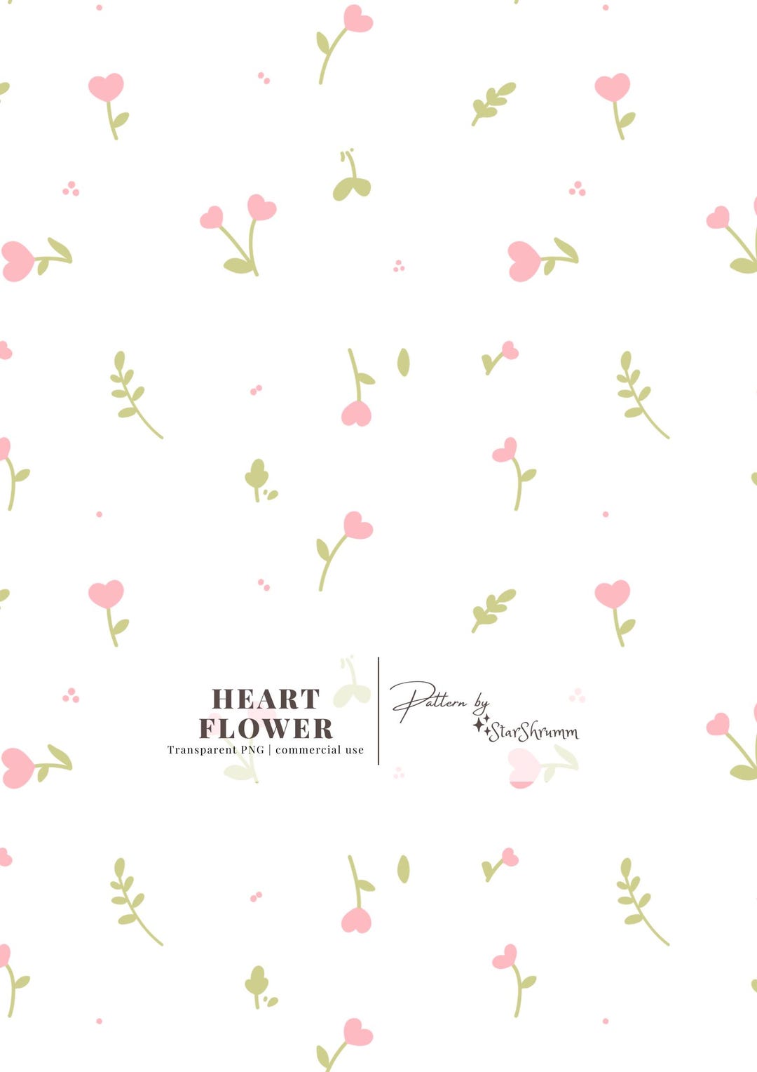 Pink Dainty Flowers Seamless Pattern: Hand-drawn Spring Floral Digital ...
