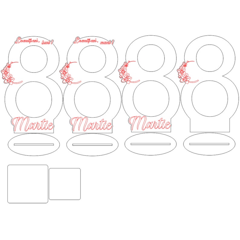 Frame 8 March Laser Cut Files Svgdxfpdfai Instant Download - Etsy Canada