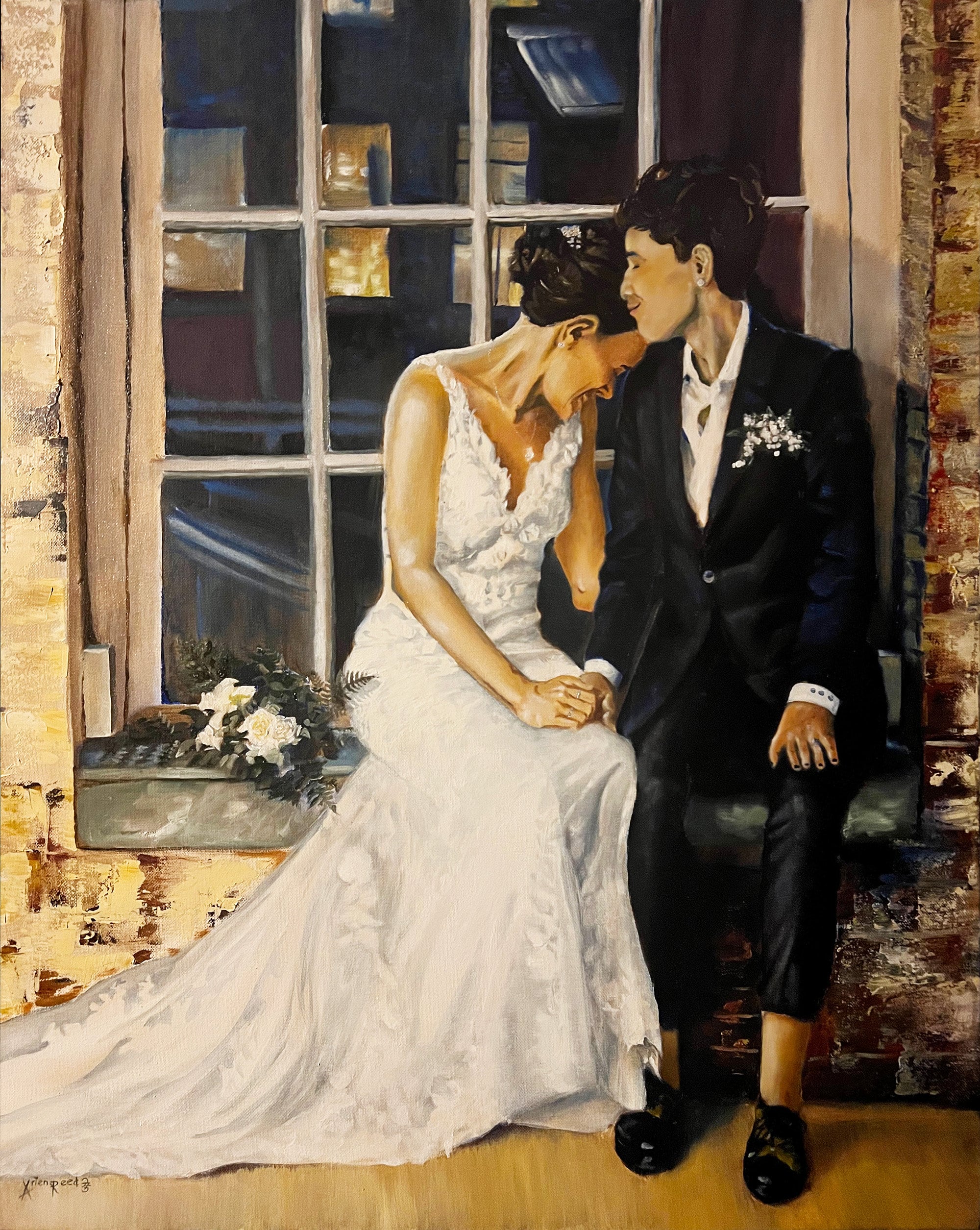 Custom Portrait | LGBTQ Art Commission by Trans Artist (painting or ...