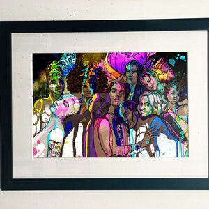 Unity | Digital Drawing of Diverse People + Flowers & Butterflies ...