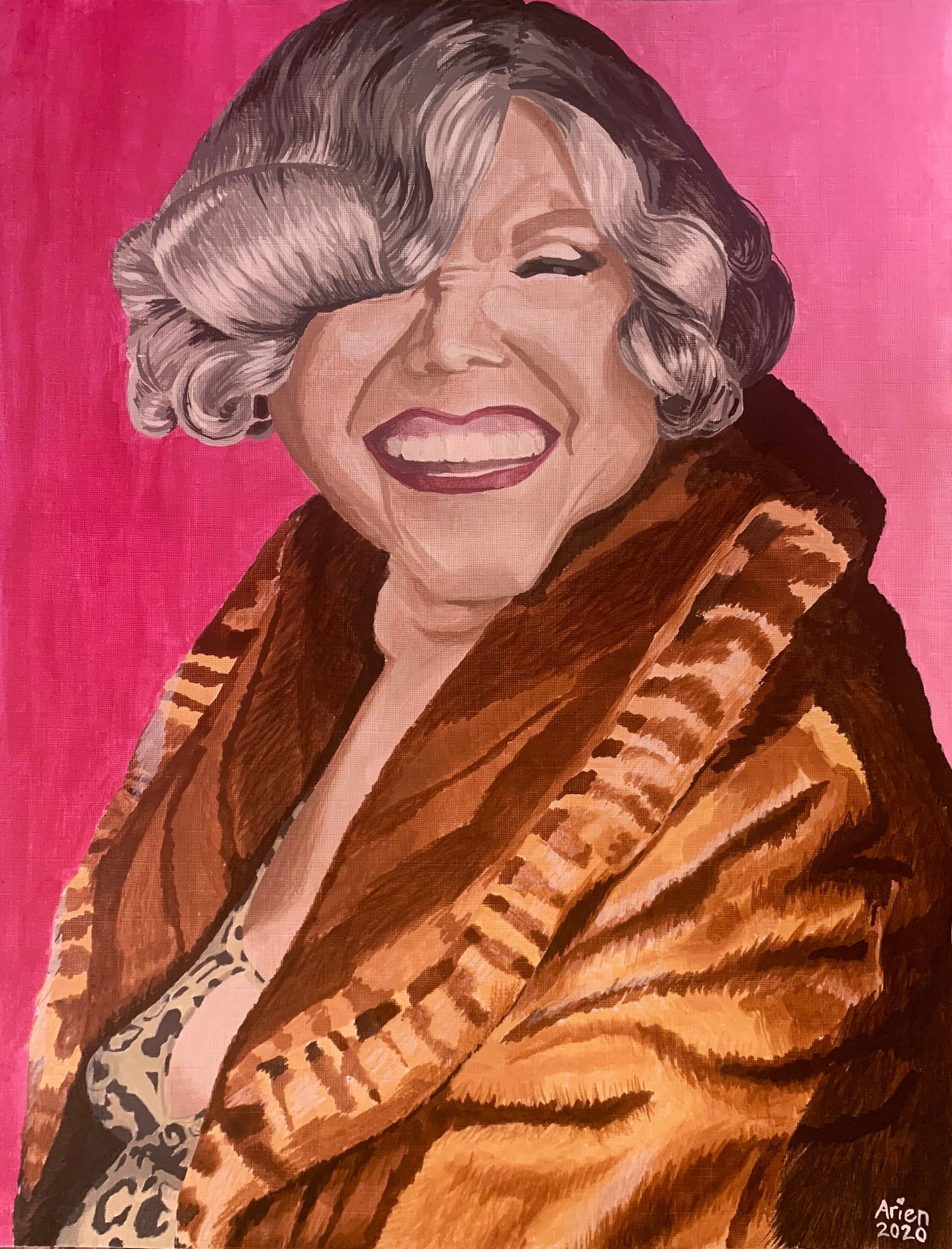 Historical Trans Woman Activist Painted in Bombay Ink by Transgender ...