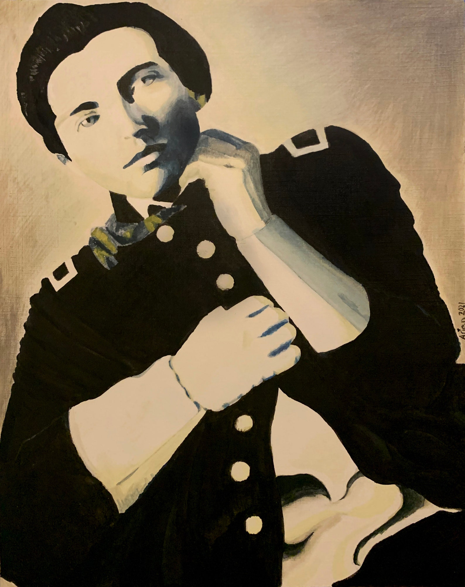Painting of Historical Trans Man by Transgender Artist Art Print in ...