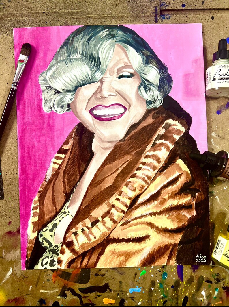 Historical Trans Woman Activist Painted in Bombay Ink by Transgender ...