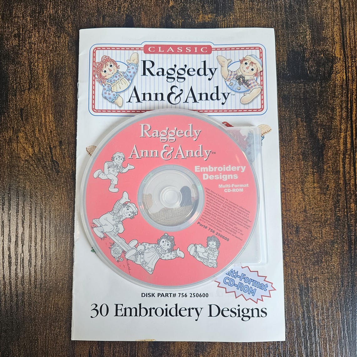 Raggedy Ann & Andy Embroidery Designs - Multi-format CD - Etsy