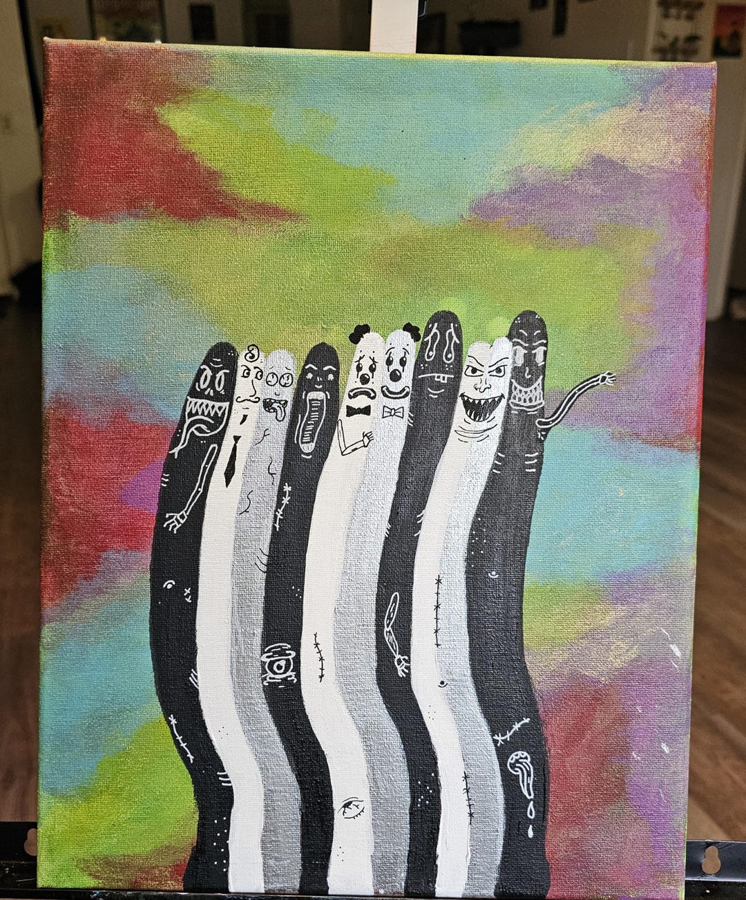 The Buddies Original Art Done by @idontlikemy.art - Etsy