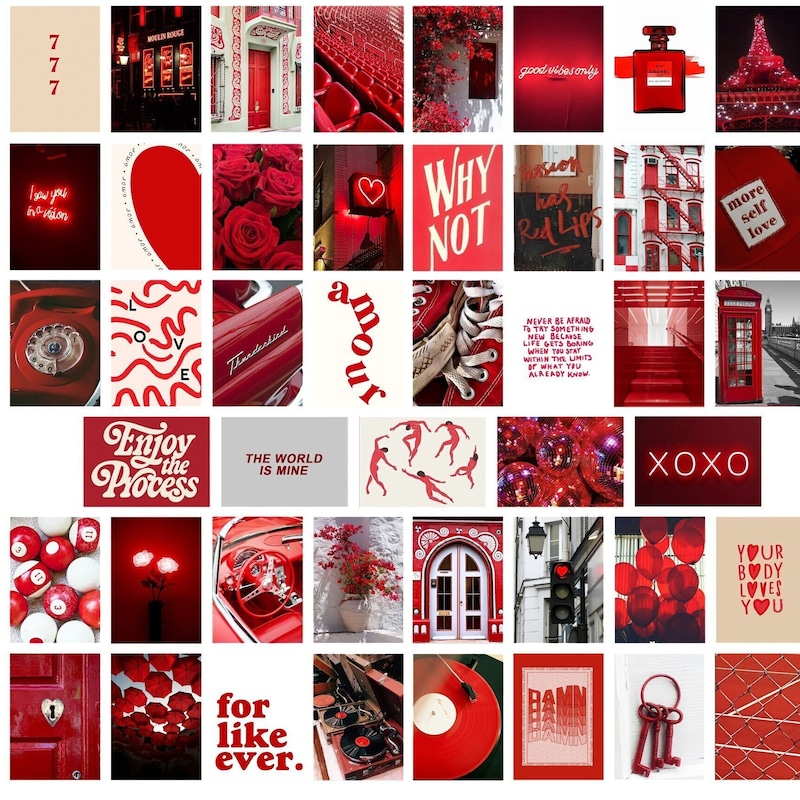 Red Art Print - Etsy