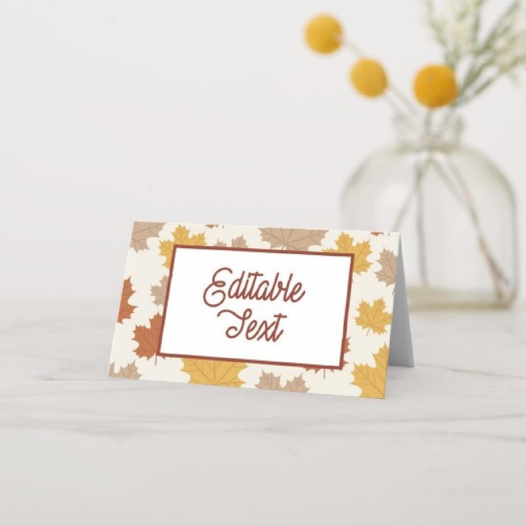 Printable Fall Buffet Cards, Thanksgiving Buffet Cards, Fall Table Food ...