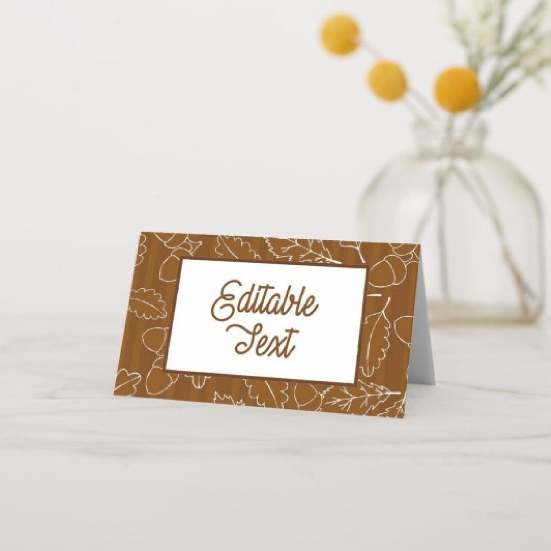 Printable Fall Buffet Cards, Thanksgiving Buffet Cards, Fall Table Food ...