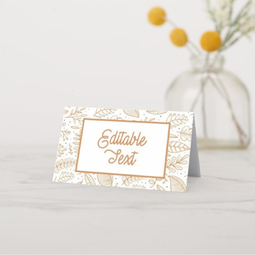 Printable Fall Buffet Cards, Thanksgiving Buffet Cards, Fall Table Food ...