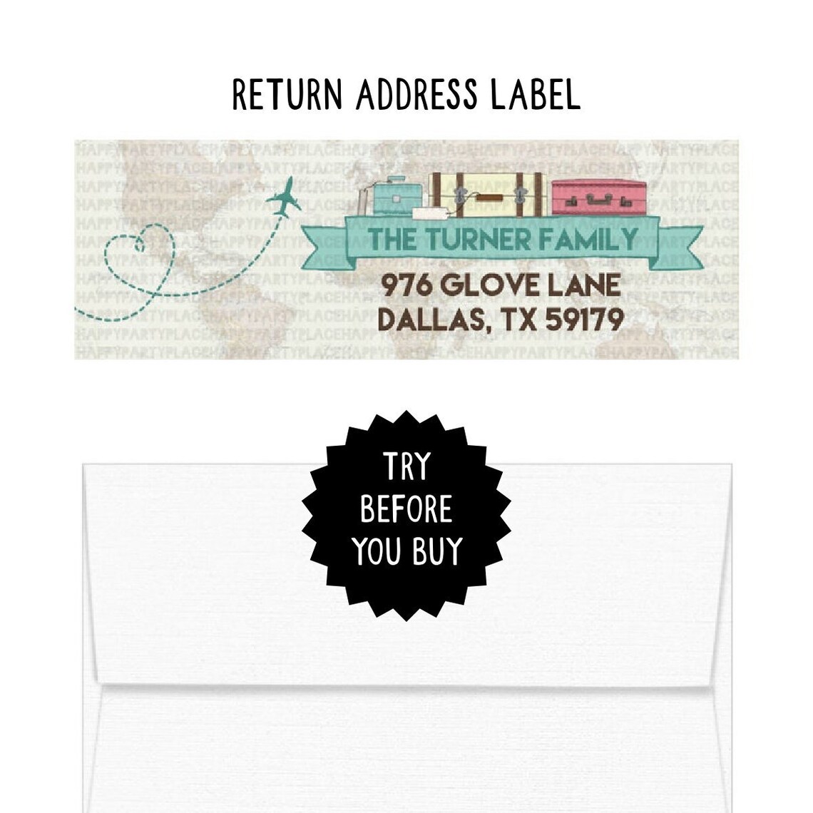Traveling From Miss to Mrs Return Address Labels, Travel Return Address ...