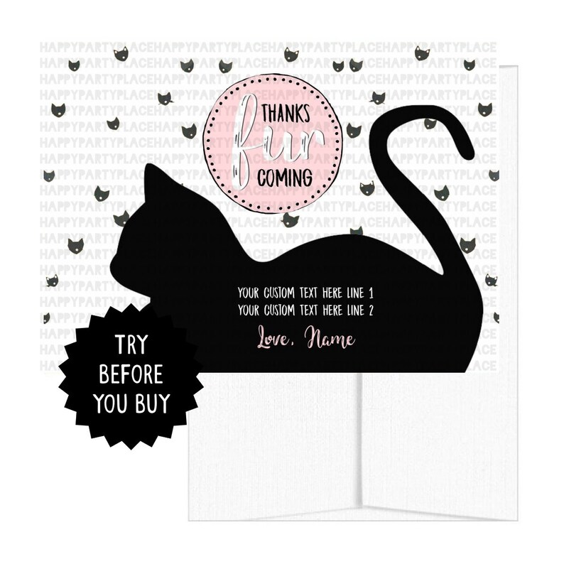 Cat Return Address Labels Kitten Return Address Label - Etsy