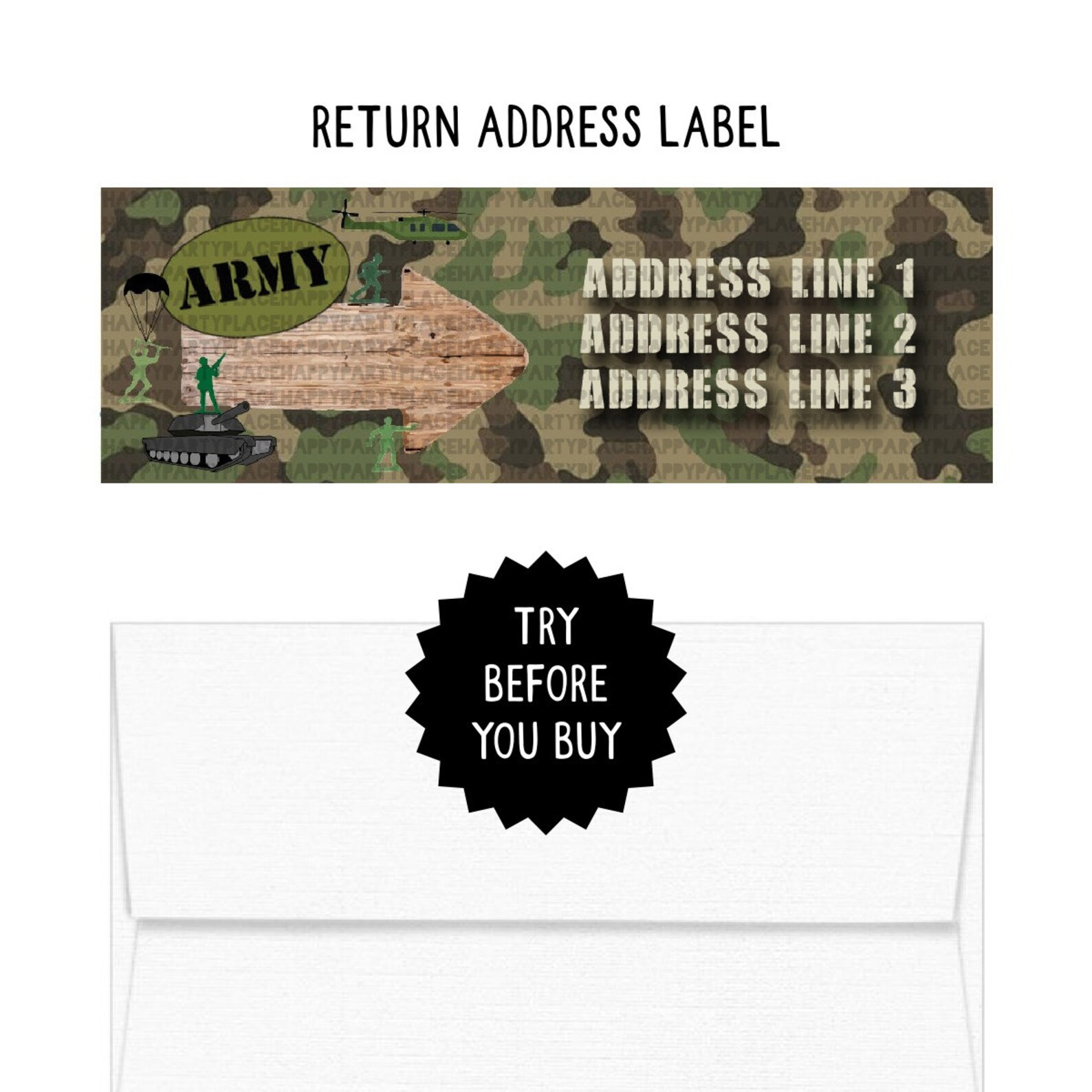 Army Drink Labels, Army Party Drink Label, Army Party Theme Decor ...