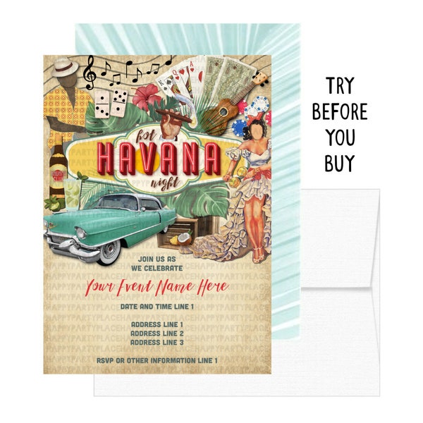 Cuban Theme Party - Etsy