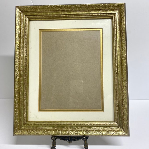 Vintage Wooden Gold Empty Picture Frame for 12x14 for 6x8 Art - Etsy