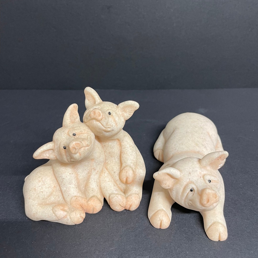 Vintage Quarry Critters Pigs Pepper and Posh and Pugsly Choose or Take ...