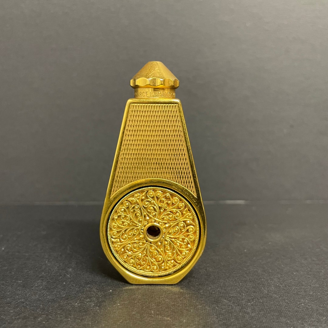 Vintage Marcel Franck Atomizer Perfume Bottle ‘week-end’ Gold Tone ...