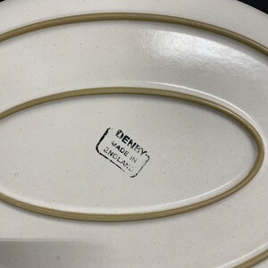 Vintage Denby Langley COTSWOLD Serving Platter Brown and Beige Pottery ...