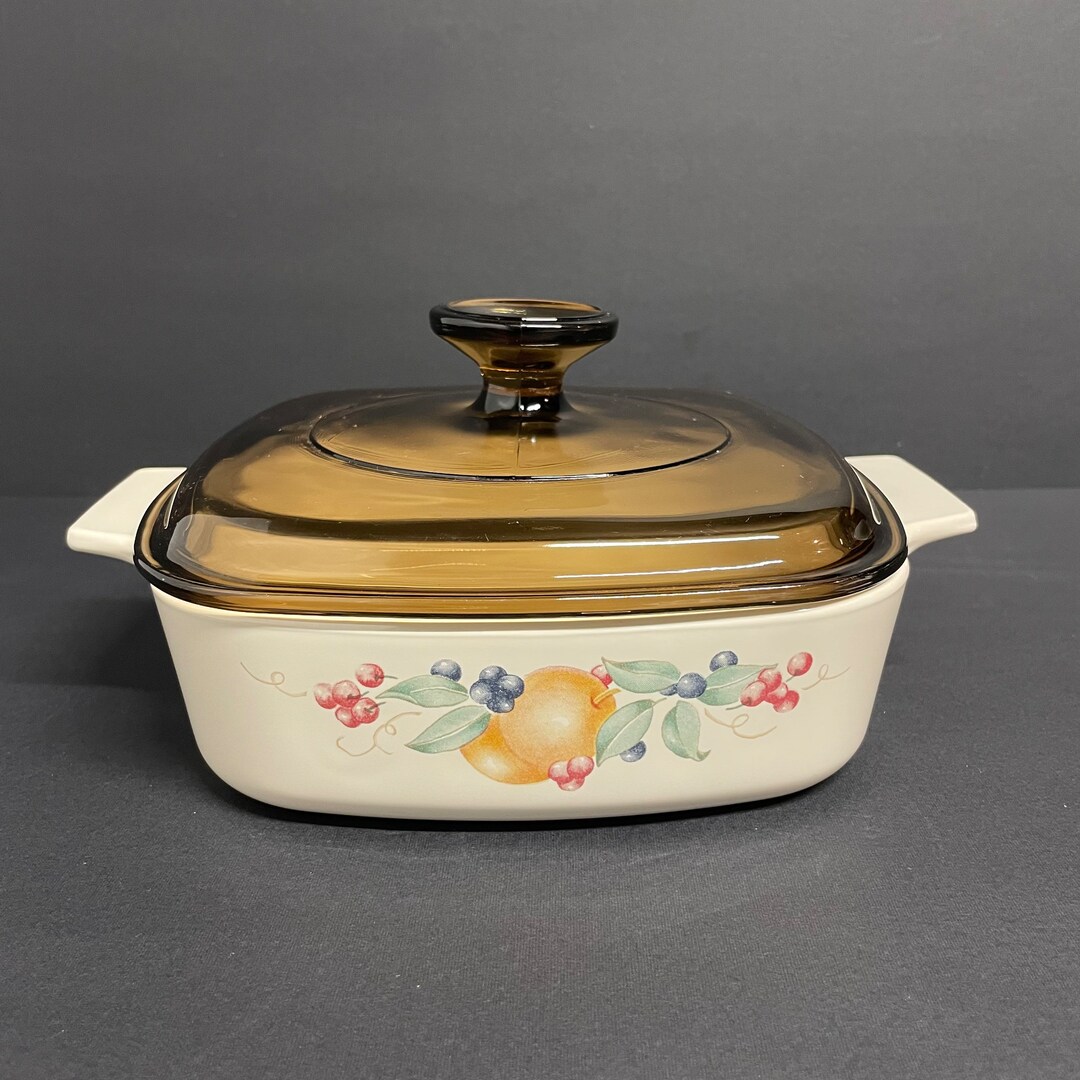 Vintage Corning Ware Abundance 2 Litre Casserole Dish With Lid A-1-B ...