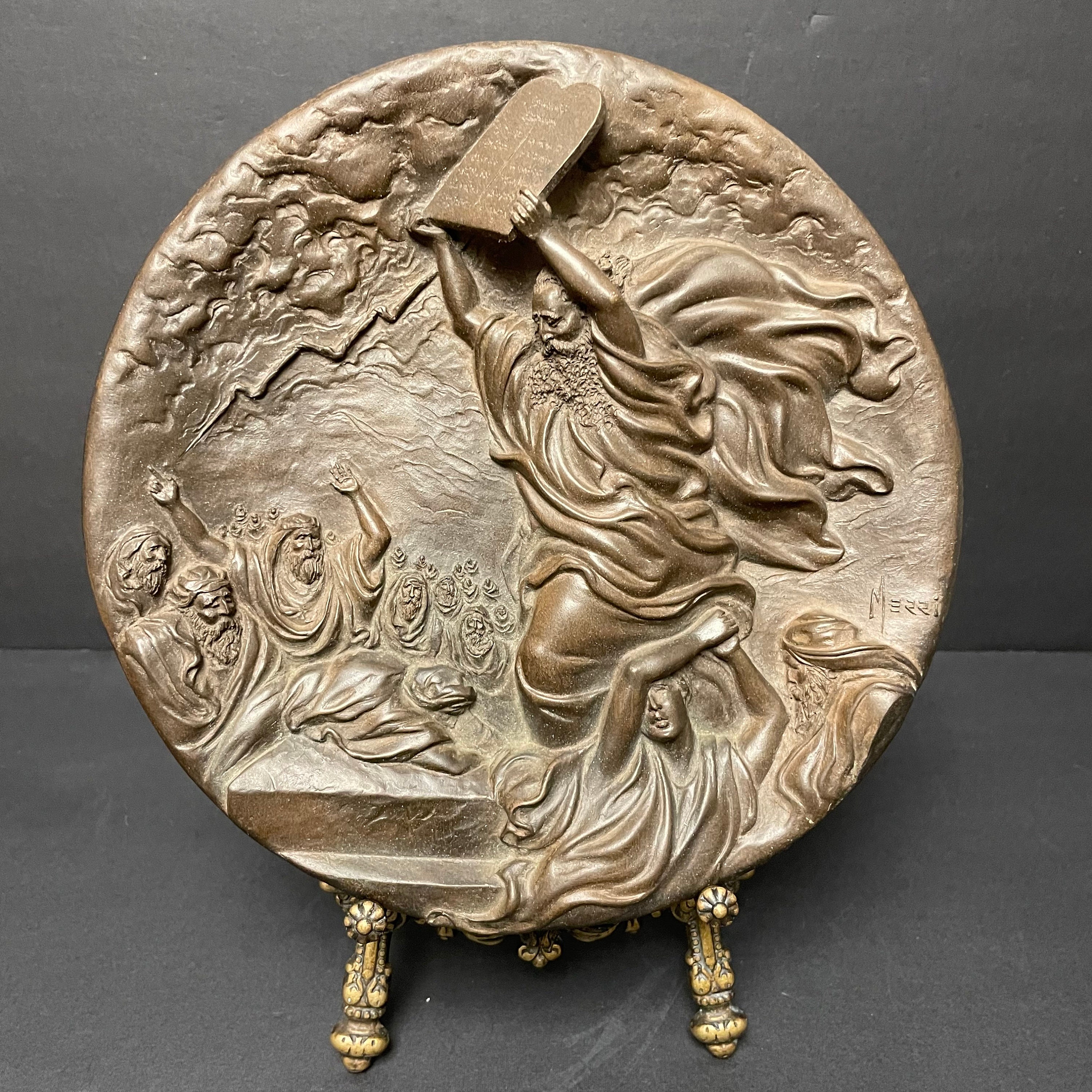 Vintage Moses and the Ten Commandments Decorative Plate First - Etsy