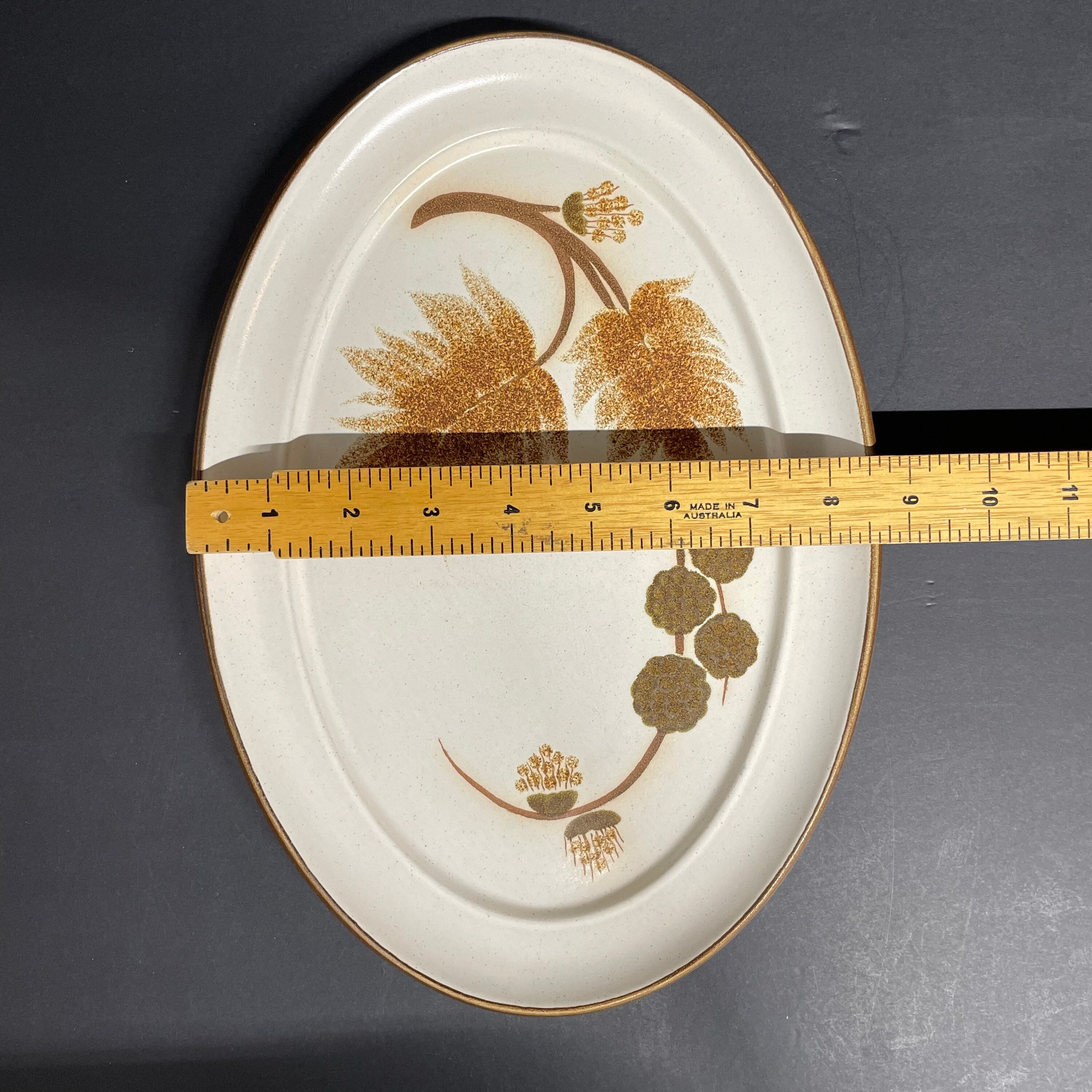 Vintage Denby Langley COTSWOLD Serving Platter Brown and Beige Pottery ...