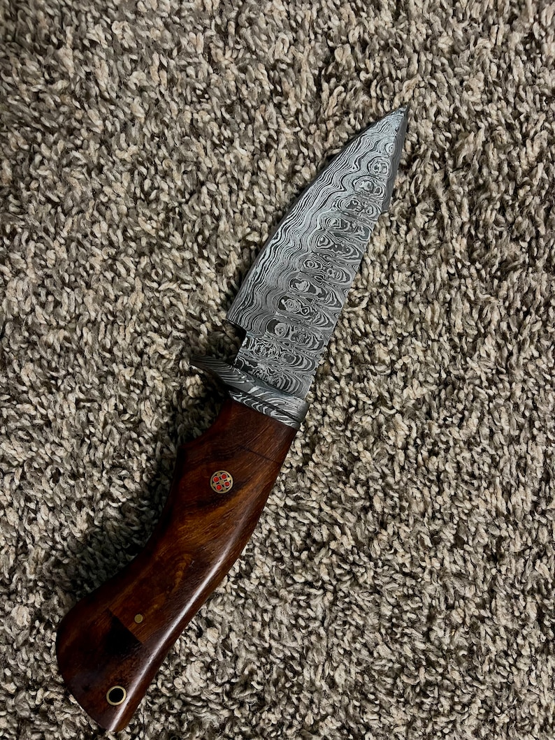 Custom Handmade Damascus Steel Knife Dagger Knife Hunting - Etsy