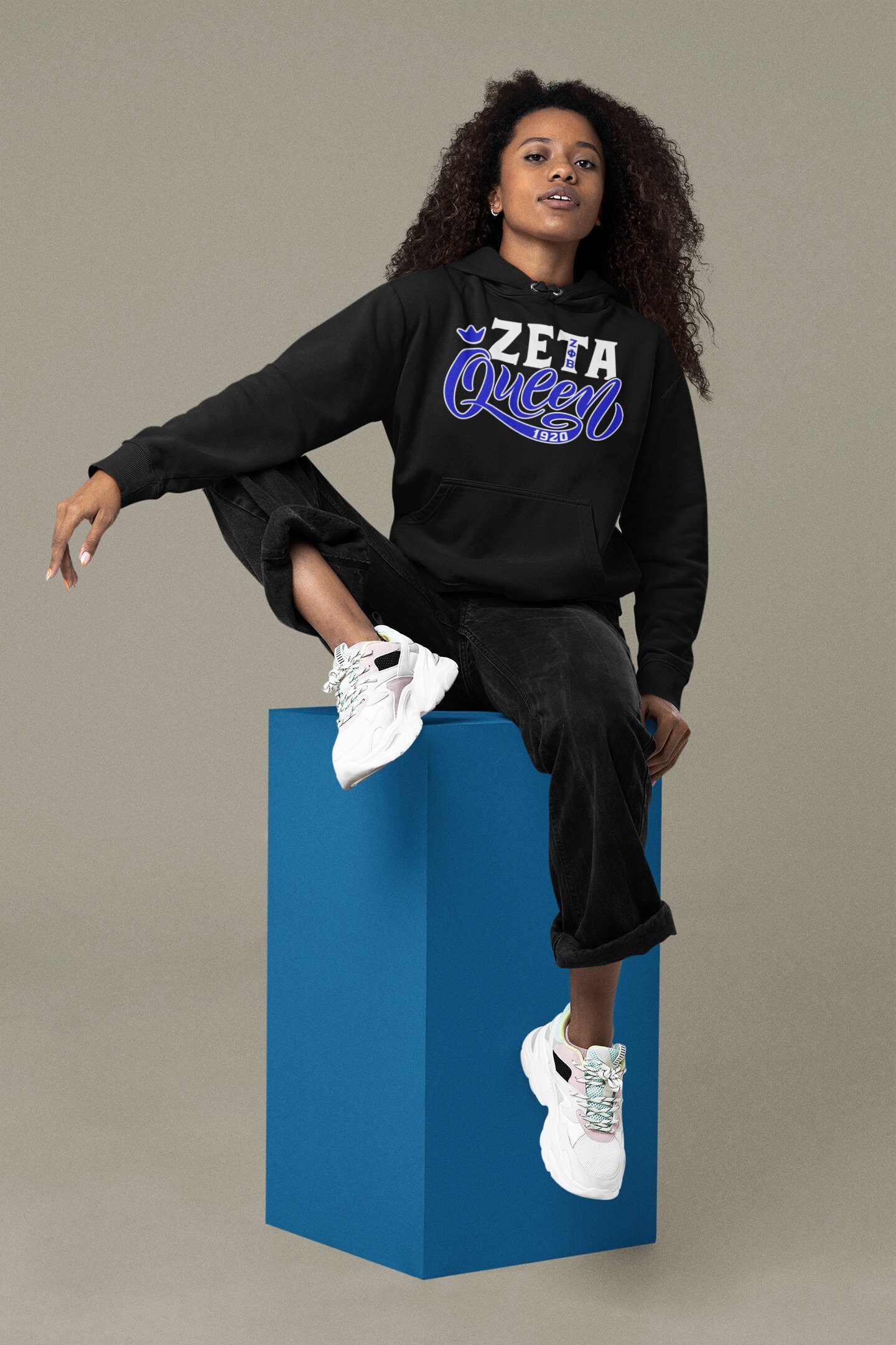 Zeta Phi Beta Queen Downloadable PNG/SVG Cricut Sublimation Silhouette ...