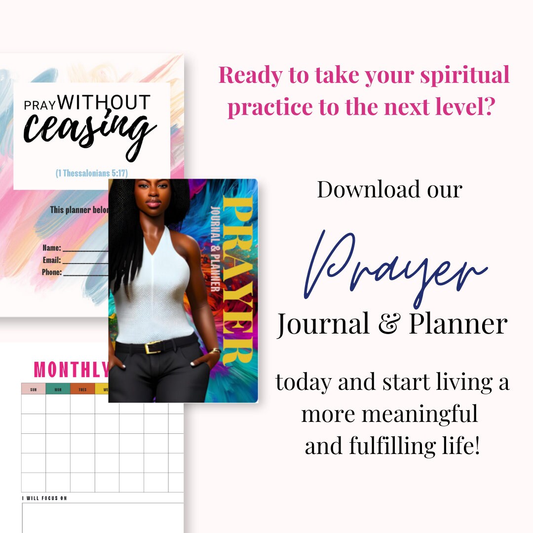 Digital Prayer Journal, Fillable Affirmations Planner (digital Download ...
