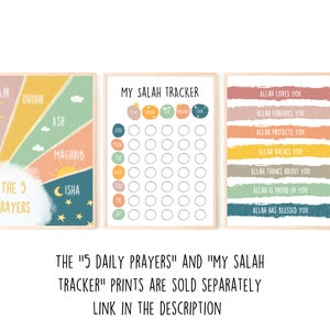 Islamic Kids Print | Islamic Wall Art for Nursery | Islamic Reminder ...