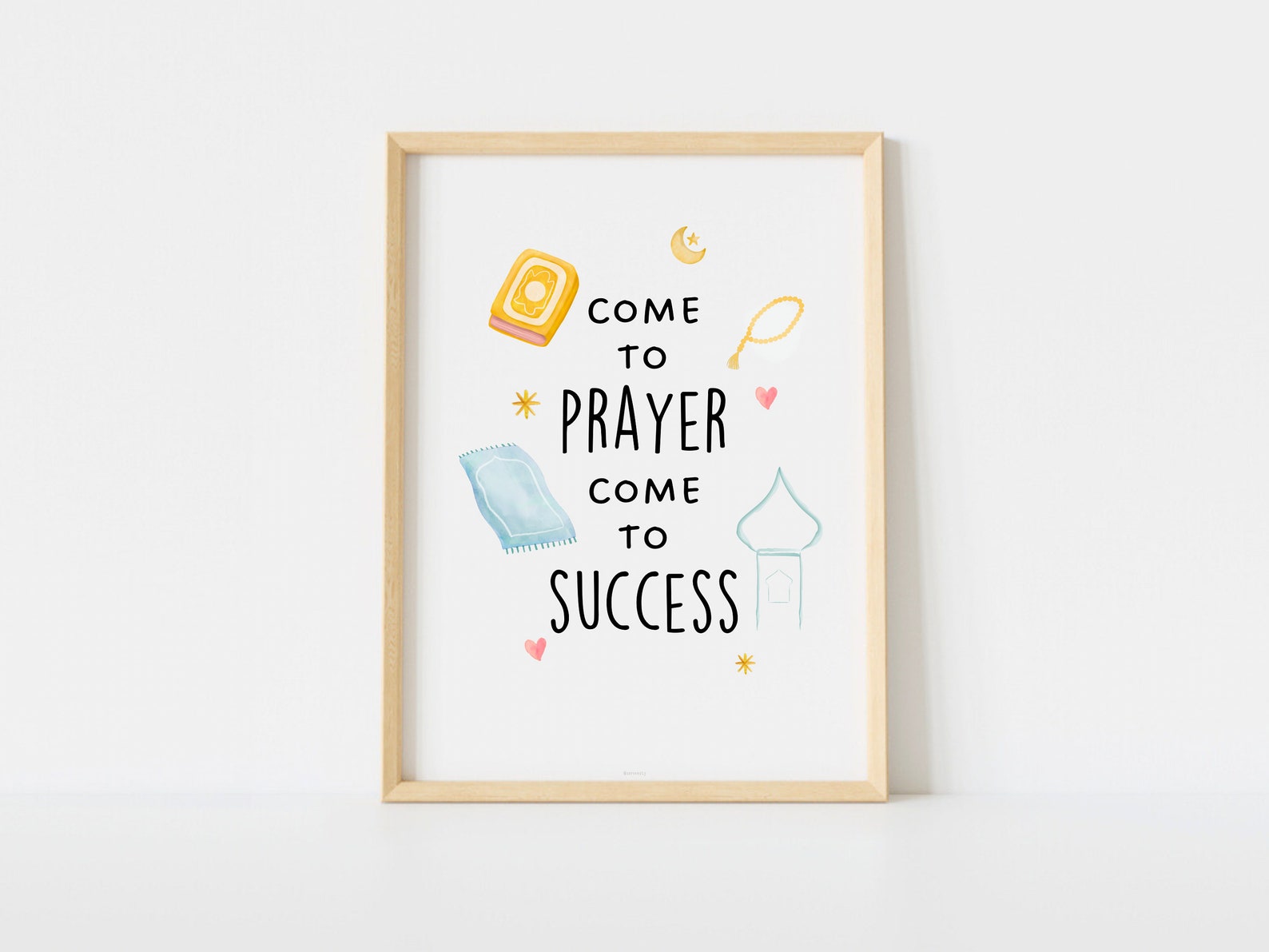 Prayer Corner Print Islamic Kids Print Children Wall Art - Etsy