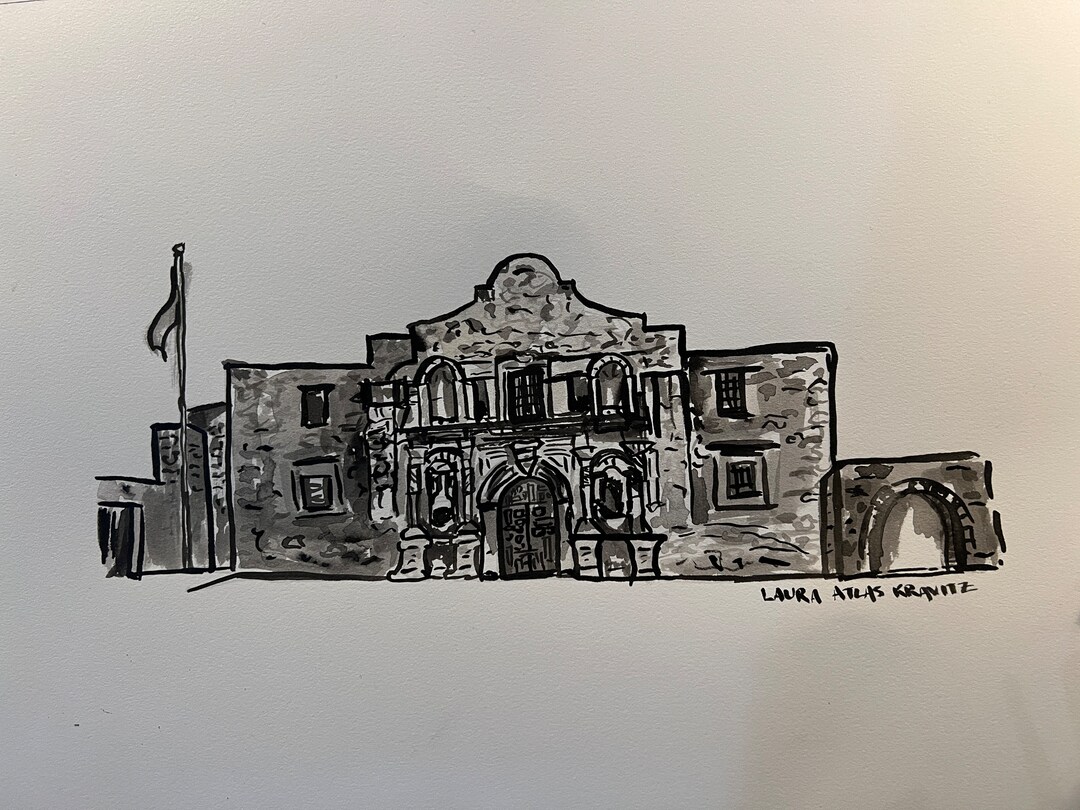 The Alamo original Design - Etsy
