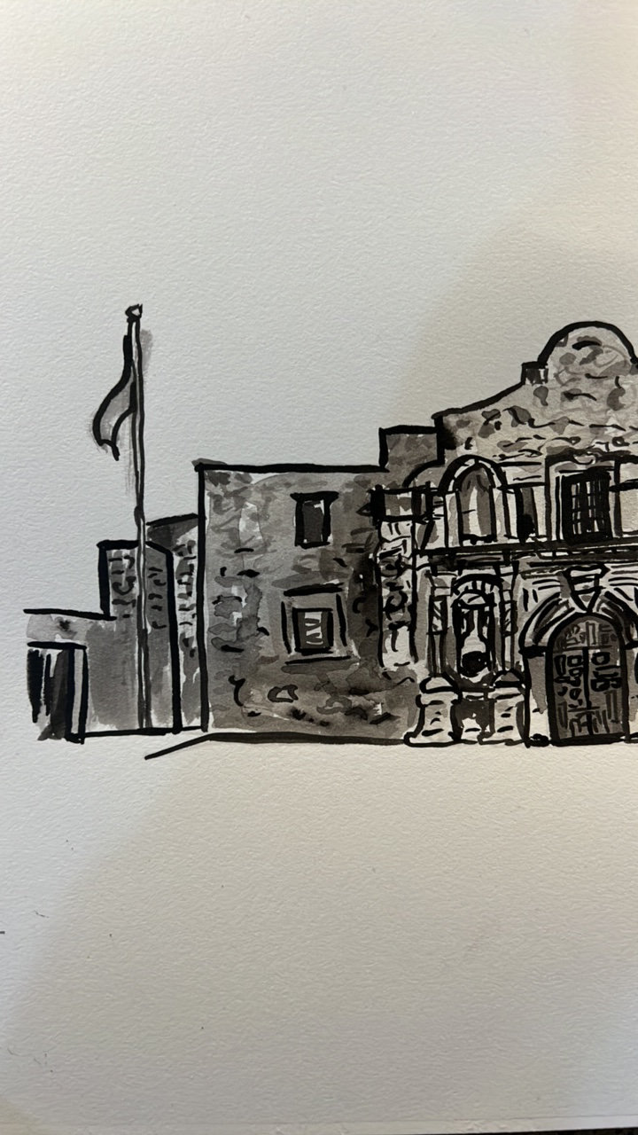 The Alamo original Design - Etsy