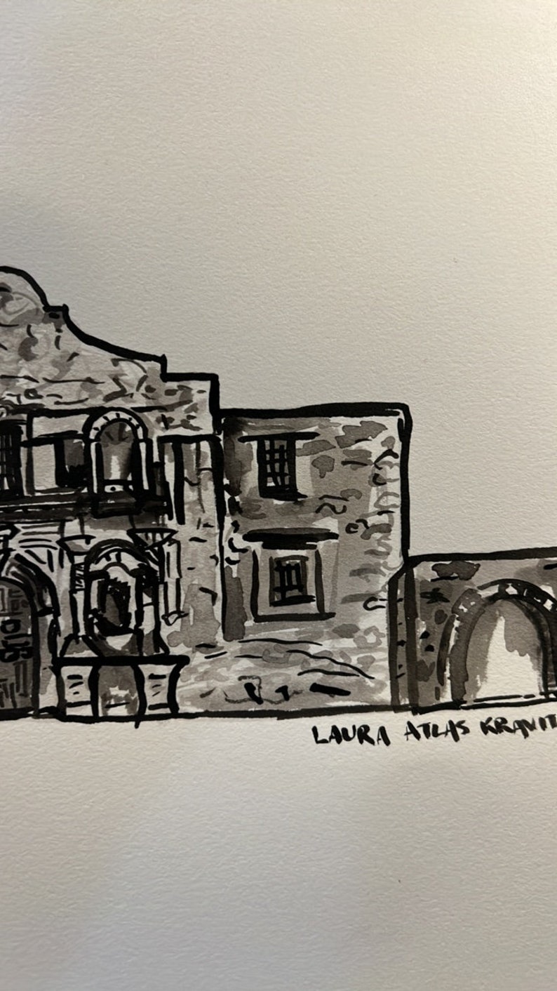 The Alamo original Design - Etsy