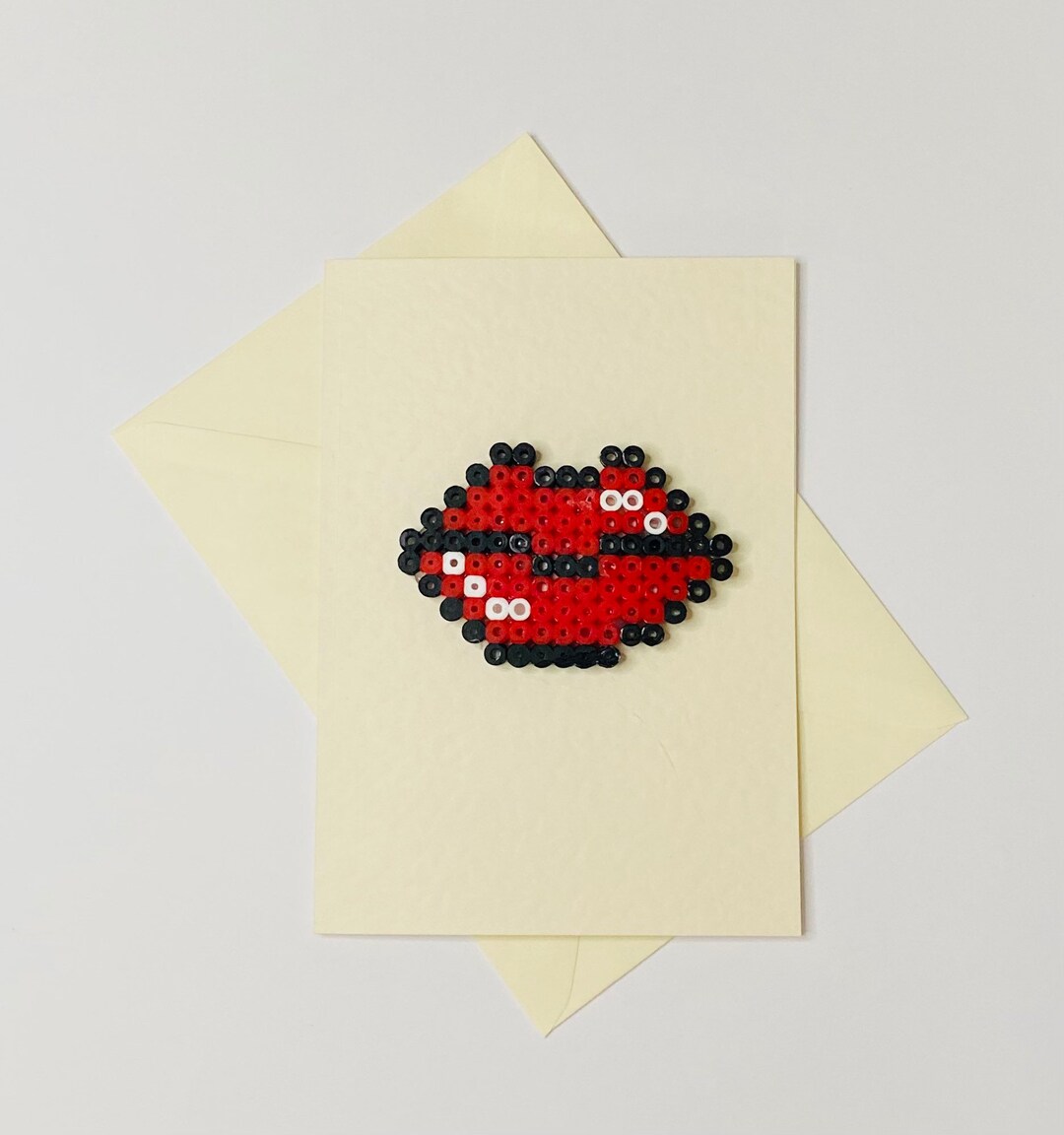 Lips Greeting Card - Etsy UK
