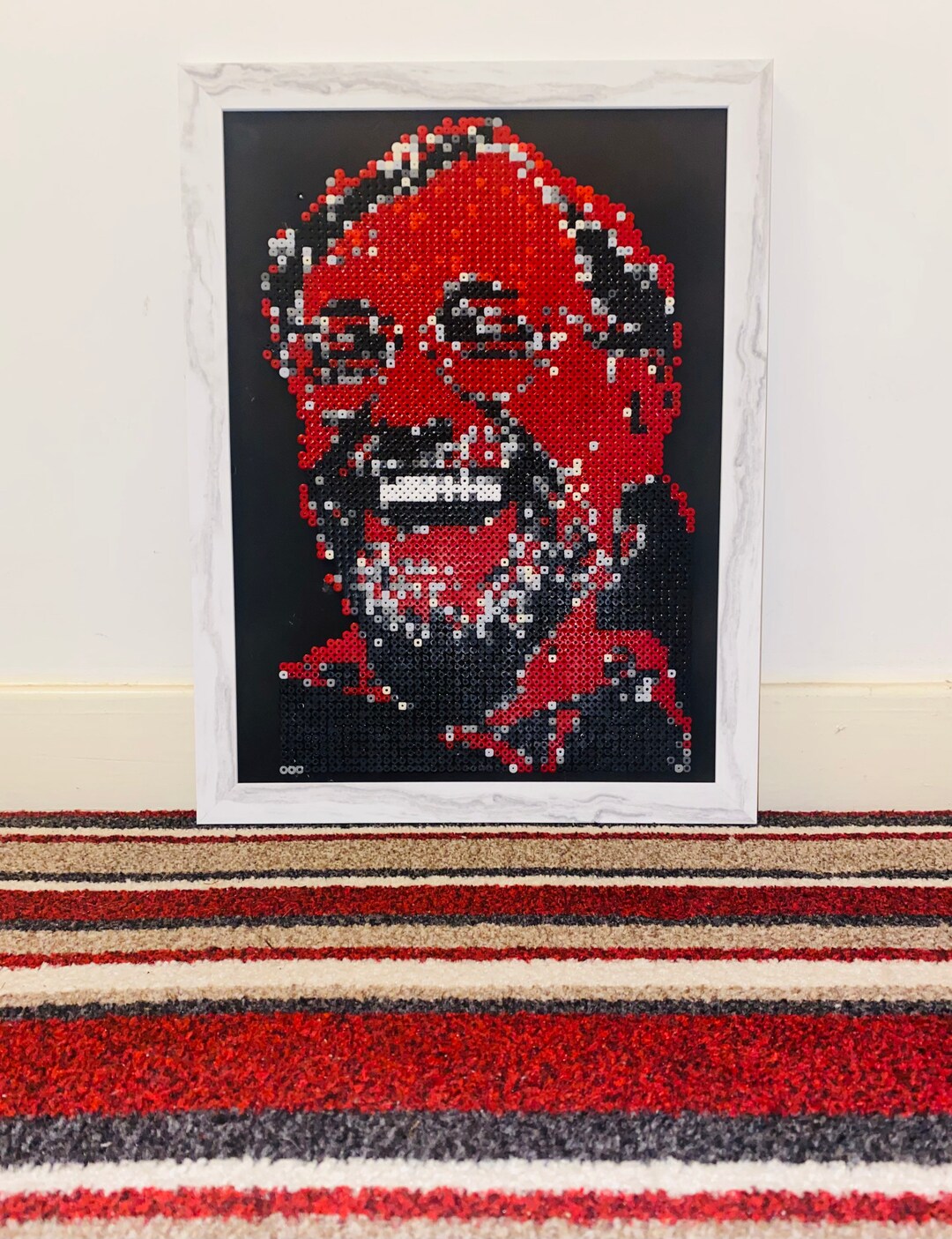 A3 Jurgen Klopp Hama Bead Wall Art Mosaic Framed - Etsy